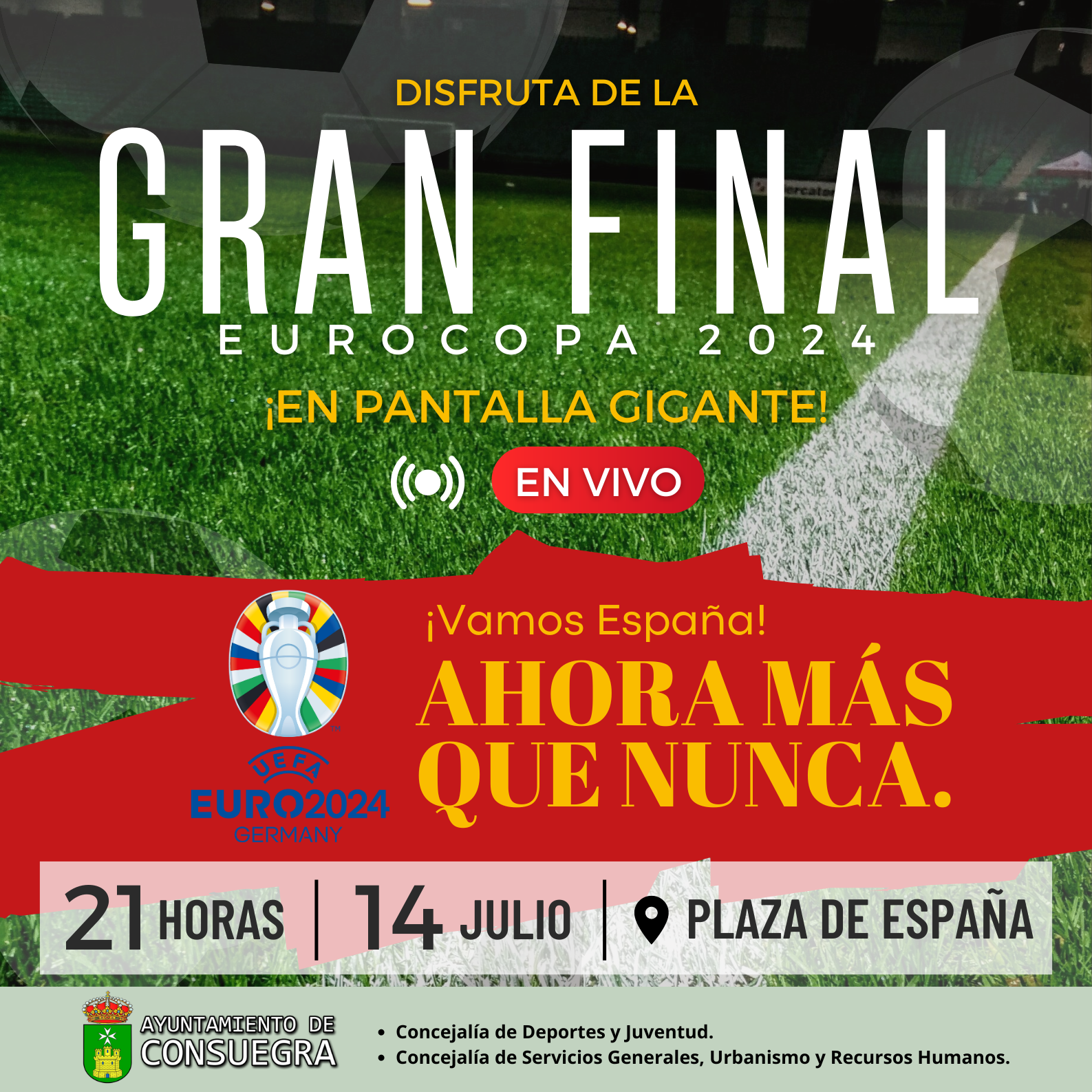Eurocopa 2024. Disfruta de la Gran Final en Plaza España ...