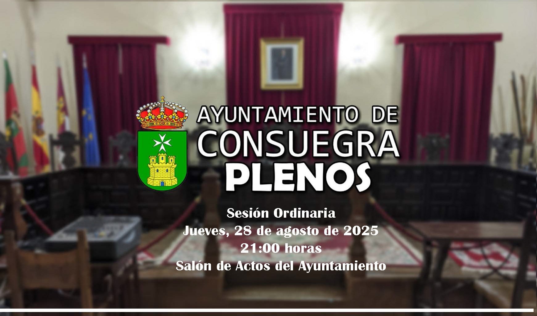 Pleno Ordinario (28/08/2025) - Ayuntamiento de Consuegra